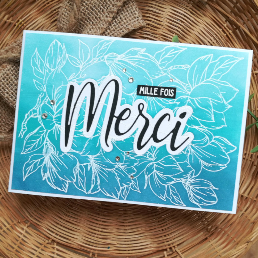 Tampons transparents - Merci – Aurelie Craft Studio